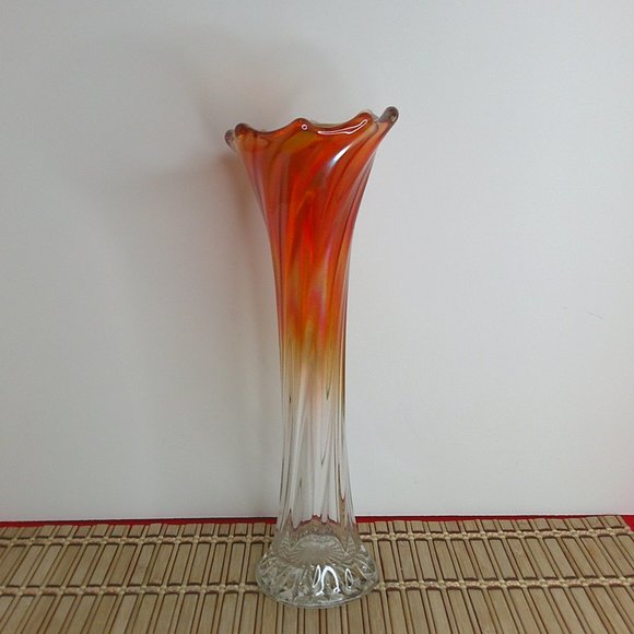 imperial | Accents | Imperial Carnival Glass 1 Marigold Twisted Rib ...